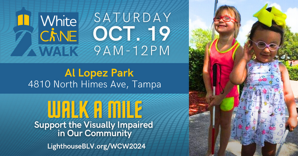 Walk Cane Walk 2024 – Lighthouse for the Blind & Low Vision - White ...